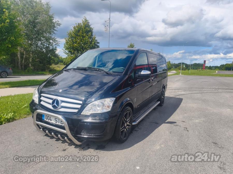 Black Mercedes-Benz Viano 2011 in Rakvere, with an engine capacity of 3.00 L and mileage of 383 thousand km for 13800 €, photo 1 on AUTOMOTO.COM.LV