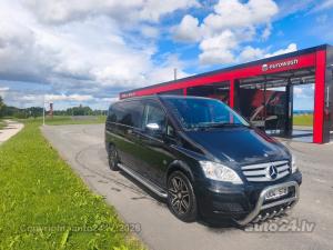 Black Mercedes-Benz Viano 2011 in Rakvere, with an engine capacity of 3.00 L and mileage of 383 thousand km for 13800 €, photo 3 on AUTOMOTO.COM.LV