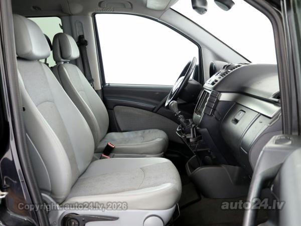 Black Mercedes-Benz Viano 2011 in Tallinn, with an engine capacity of 2.10 L and mileage of 343 thousand km for 5999 €, photo 7 on AUTOMOTO.COM.LV