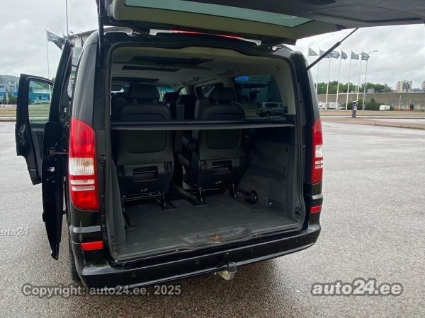 Black Mercedes-Benz Viano 2012 in Tallinn, with an engine capacity of 3.00 L and mileage of 244 thousand km for 12000 €, photo 5 on AUTOMOTO.COM.LV