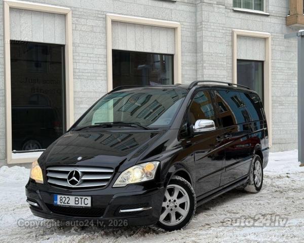 Black Mercedes-Benz Viano 2012 in Tallinn, with an engine capacity of 3.00 L and mileage of 246 thousand km for 16990 €, photo 1 on AUTOMOTO.COM.LV