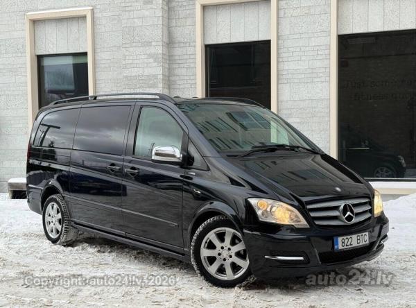 Black Mercedes-Benz Viano 2012 in Tallinn, with an engine capacity of 3.00 L and mileage of 246 thousand km for 16990 €, photo 2 on AUTOMOTO.COM.LV