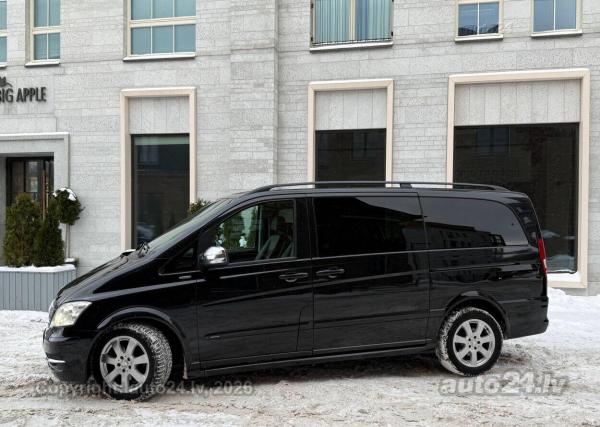 Black Mercedes-Benz Viano 2012 in Tallinn, with an engine capacity of 3.00 L and mileage of 246 thousand km for 16990 €, photo 3 on AUTOMOTO.COM.LV