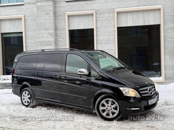 Black Mercedes-Benz Viano 2012 in Tallinn, with an engine capacity of 3.00 L and mileage of 246 thousand km for 16990 €, photo 5 on AUTOMOTO.COM.LV