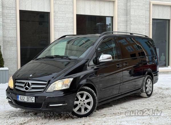 Black Mercedes-Benz Viano 2012 in Tallinn, with an engine capacity of 3.00 L and mileage of 246 thousand km for 16990 €, photo 10 on AUTOMOTO.COM.LV