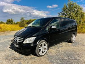 Melns Mercedes-Benz Viano 2012 Rapla, ar dzinēja tilpumu 3.00 L un nobraukumu 415 tūkst. km par 14999 €, foto  vietnē AUTOMOTO.COM.LV