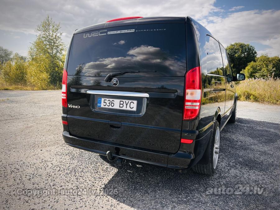 Melns Mercedes-Benz Viano 2012 Rapla, ar dzinēja tilpumu 3.00 L un nobraukumu 415 tūkst. km par 14999 €, foto 4 vietnē AUTOMOTO.COM.LV