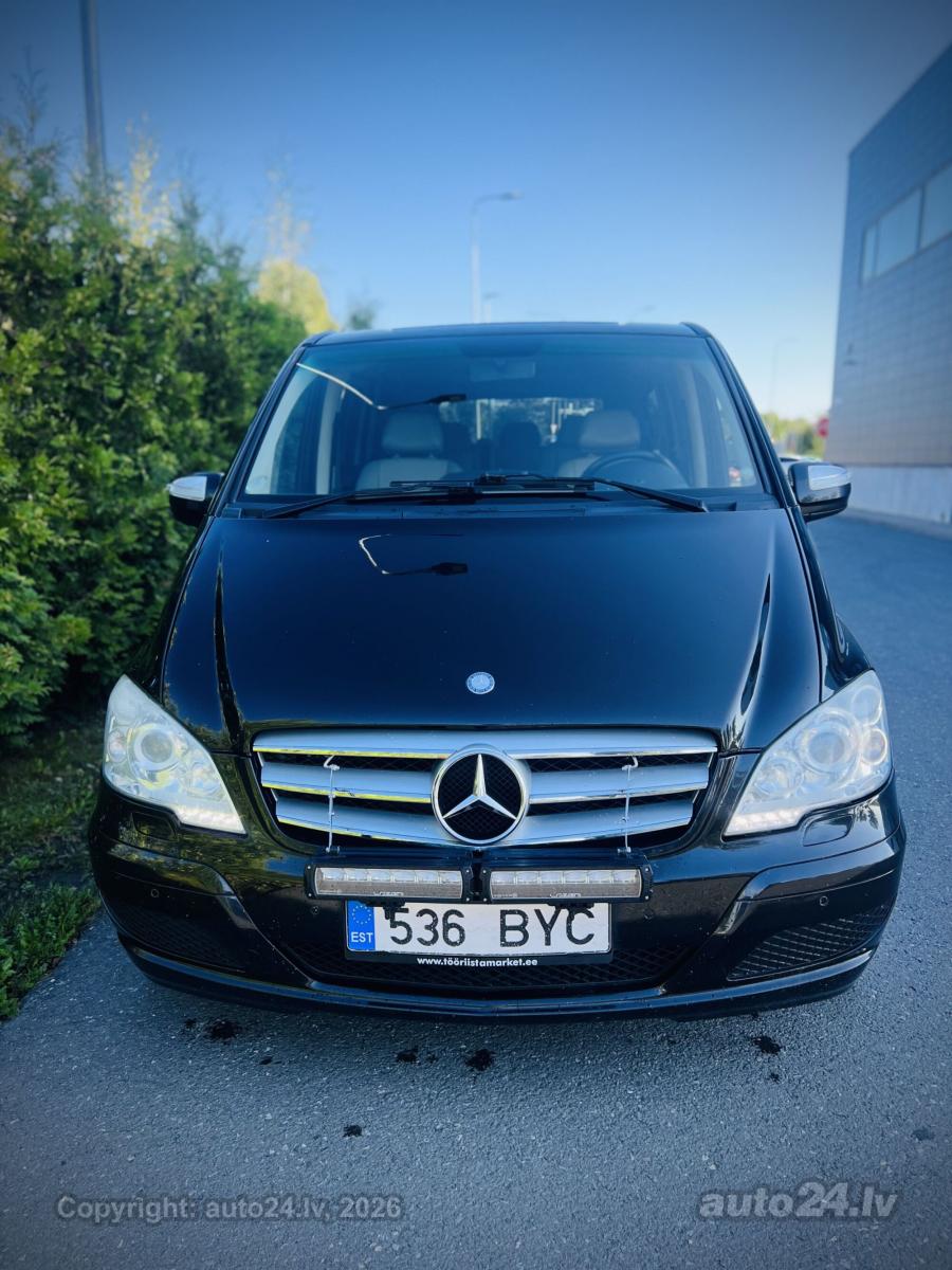 Melns Mercedes-Benz Viano 2012 Rapla, ar dzinēja tilpumu 3.00 L un nobraukumu 415 tūkst. km par 14999 €, foto 7 vietnē AUTOMOTO.COM.LV