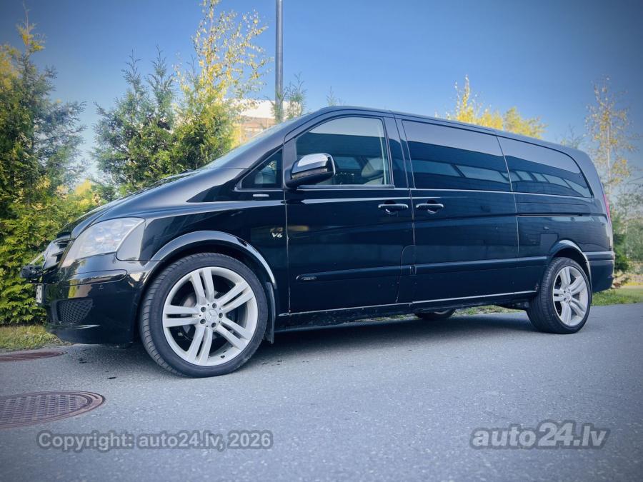 Melns Mercedes-Benz Viano 2012 Rapla, ar dzinēja tilpumu 3.00 L un nobraukumu 415 tūkst. km par 14999 €, foto 8 vietnē AUTOMOTO.COM.LV