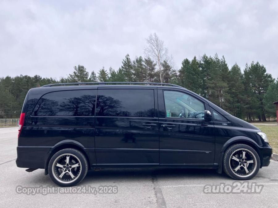 Melns Mercedes-Benz Viano 2012 Pērnava, ar dzinēja tilpumu 3.00 L un nobraukumu 399 tūkst. km par 6999 €, foto 7 vietnē AUTOMOTO.COM.LV