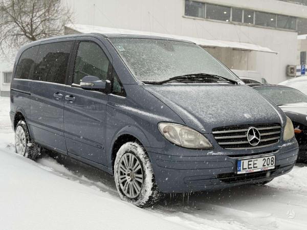 Blue Mercedes-Benz Viano 2006 in Vilnius, with an engine capacity of 2.20 L and mileage of 380 thousand km for 2450 €, photo 1 on AUTOMOTO.COM.LV