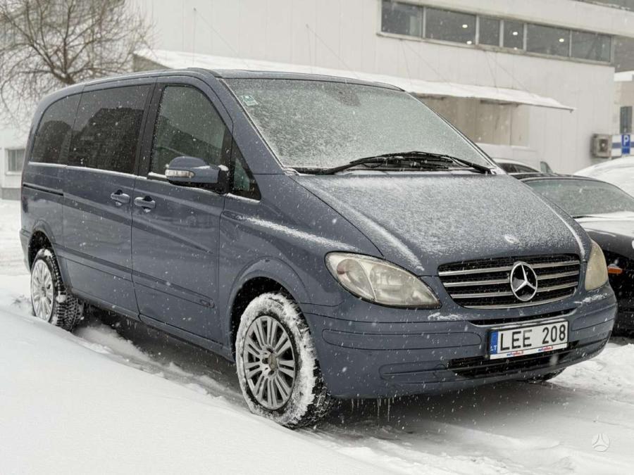 Blue Mercedes-Benz Viano 2006 in Vilnius, with an engine capacity of 2.20 L and mileage of 380 thousand km for 2450 €, photo 1 on AUTOMOTO.COM.LV