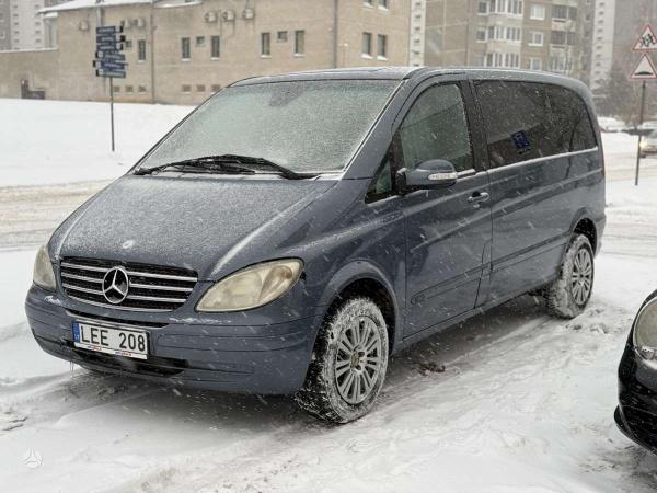Blue Mercedes-Benz Viano 2006 in Vilnius, with an engine capacity of 2.20 L and mileage of 380 thousand km for 2450 €, photo 3 on AUTOMOTO.COM.LV