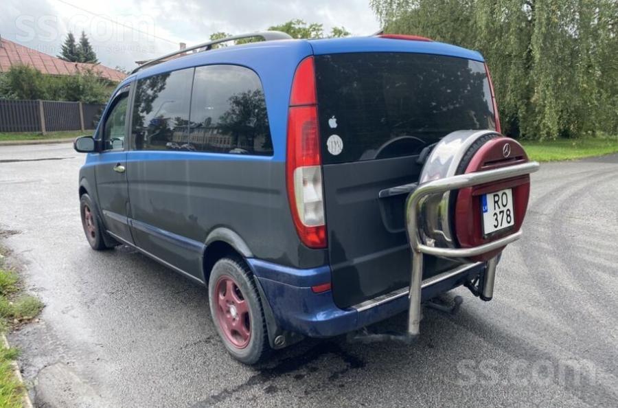 Zils Mercedes-Benz Viano 2004 Rīga, ar dzinēja tilpumu 2.20 L un nobraukumu 405 tūkst. km par 1500 €, foto 5 vietnē AUTOMOTO.COM.LV