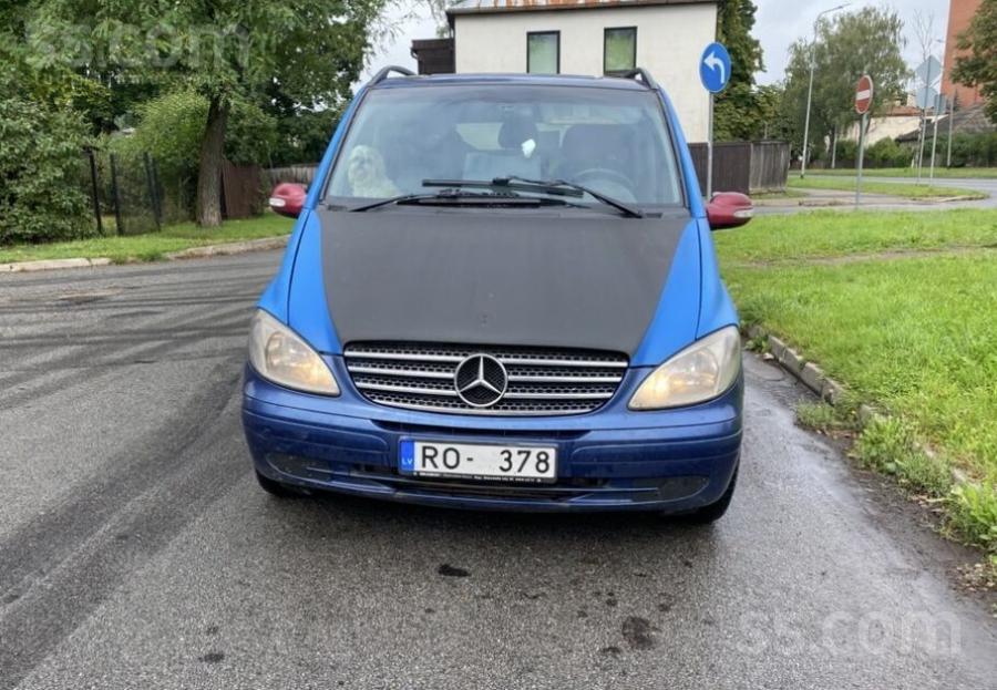 Zils Mercedes-Benz Viano 2004 Rīga, ar dzinēja tilpumu 2.20 L un nobraukumu 405 tūkst. km par 1500 €, foto 7 vietnē AUTOMOTO.COM.LV