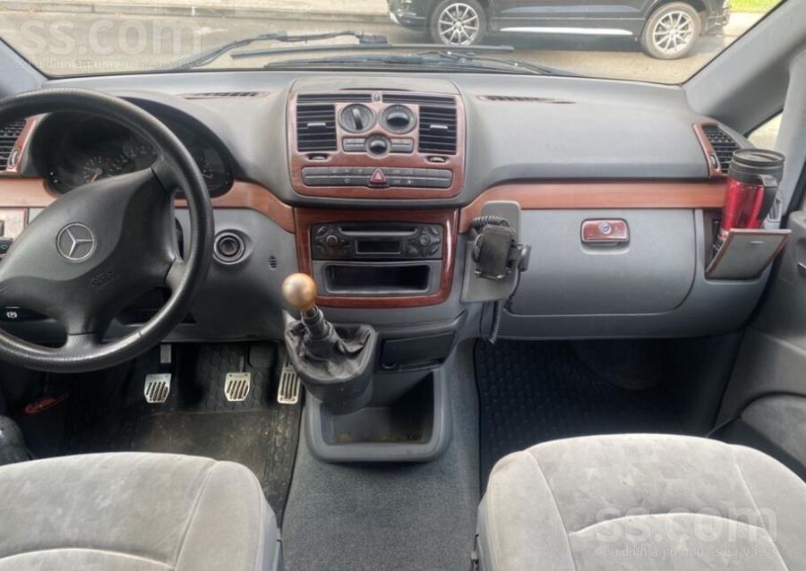 Zils Mercedes-Benz Viano 2004 Rīga, ar dzinēja tilpumu 2.20 L un nobraukumu 405 tūkst. km par 1500 €, foto 11 vietnē AUTOMOTO.COM.LV