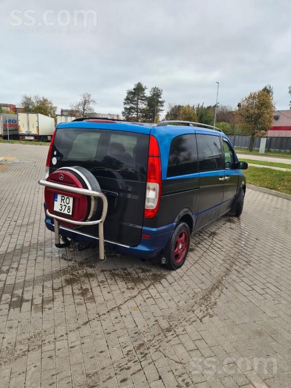 Мерседес Виано 2004 в Резекне на AUTOMOTO.COM.LV Синий Мерседес Виано 2004 в Резекне, объемом двигателя 2.20 л и пробегом 0 тыс. км за 2650 €, фото 5 на AUTOMOTO.COM.LV