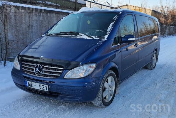 Blue Mercedes-Benz Viano 2005 in Riga, with an engine capacity of 3.70 L and mileage of 287 thousand km for 3690 €, photo 1 on AUTOMOTO.COM.LV
