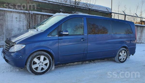Blue Mercedes-Benz Viano 2005 in Riga, with an engine capacity of 3.70 L and mileage of 287 thousand km for 3690 €, photo 2 on AUTOMOTO.COM.LV