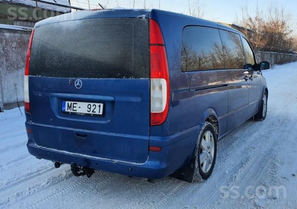 Blue Mercedes-Benz Viano 2005 in Riga, with an engine capacity of 3.70 L and mileage of 287 thousand km for 3690 €, photo 4 on AUTOMOTO.COM.LV