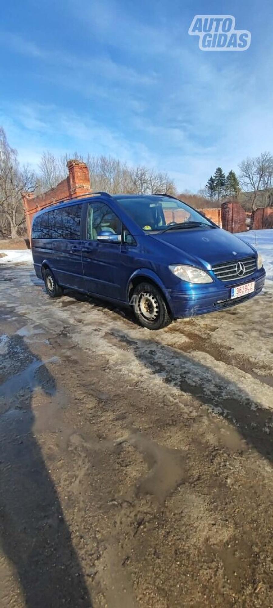 Zils Mercedes-Benz Viano 2005 Viļņa, ar dzinēja tilpumu 2.20 L un nobraukumu 375 tūkst. km par 4600 €, foto 1 vietnē AUTOMOTO.COM.LV