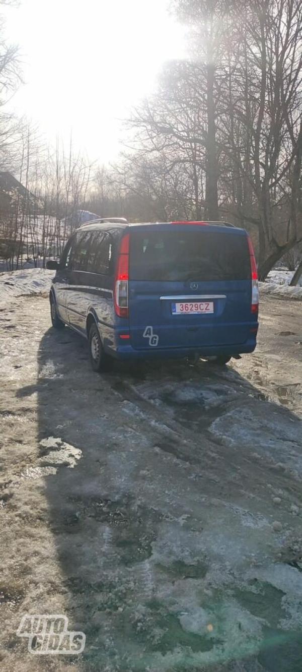 Blue Mercedes-Benz Viano 2005 in Vilnius, with an engine capacity of 2.20 L and mileage of 375 thousand km for 4600 €, photo 6 on AUTOMOTO.COM.LV