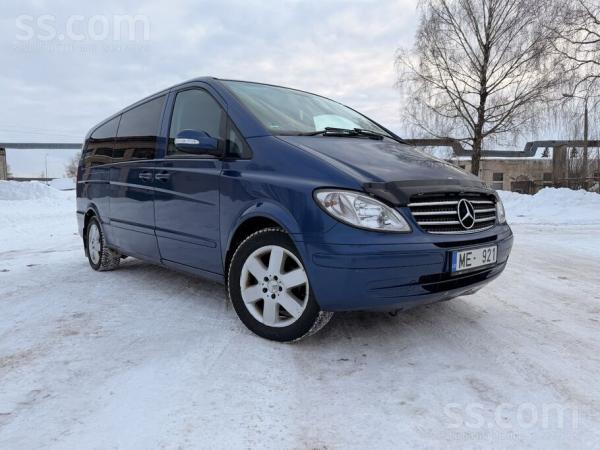 Blue Mercedes-Benz Viano 2005 in Rezekne, with an engine capacity of 3.70 L and mileage of 0 thousand km for 4950 €, photo 1 on AUTOMOTO.COM.LV