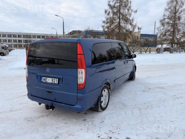 Blue Mercedes-Benz Viano 2005 in Rezekne, with an engine capacity of 3.70 L and mileage of 0 thousand km for 4950 €, photo 3 on AUTOMOTO.COM.LV