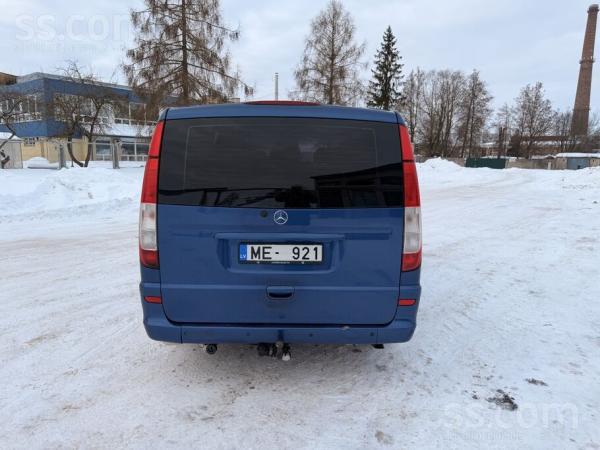 Blue Mercedes-Benz Viano 2005 in Rezekne, with an engine capacity of 3.70 L and mileage of 0 thousand km for 4950 €, photo 4 on AUTOMOTO.COM.LV