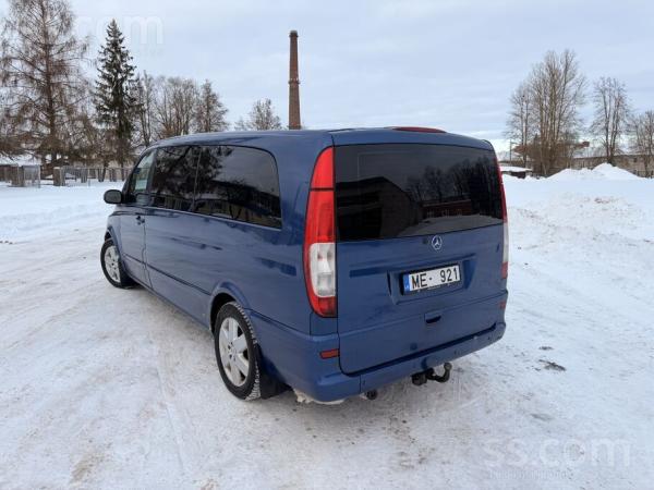 Blue Mercedes-Benz Viano 2005 in Rezekne, with an engine capacity of 3.70 L and mileage of 0 thousand km for 4950 €, photo 7 on AUTOMOTO.COM.LV