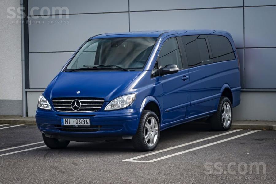 Zils Mercedes-Benz Viano 2007 Rīga, ar dzinēja tilpumu 2.10 L un nobraukumu 330 tūkst. km par 5500 €, foto 1 vietnē AUTOMOTO.COM.LV