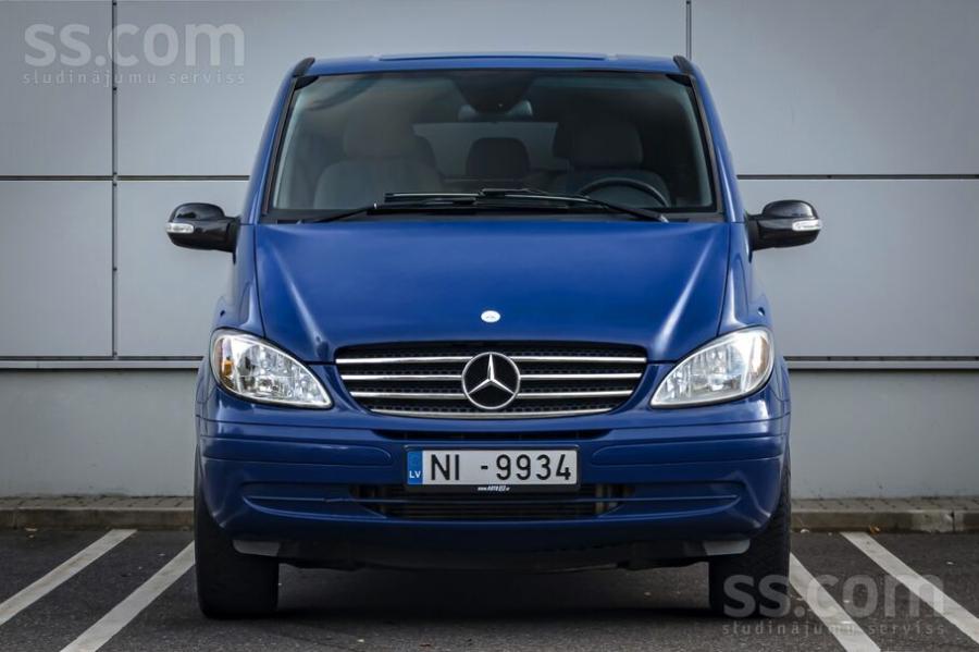 Zils Mercedes-Benz Viano 2007 Rīga, ar dzinēja tilpumu 2.10 L un nobraukumu 330 tūkst. km par 5500 €, foto 3 vietnē AUTOMOTO.COM.LV
