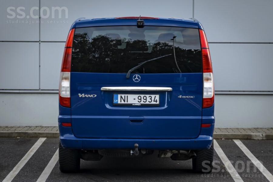Zils Mercedes-Benz Viano 2007 Rīga, ar dzinēja tilpumu 2.10 L un nobraukumu 330 tūkst. km par 5500 €, foto 6 vietnē AUTOMOTO.COM.LV