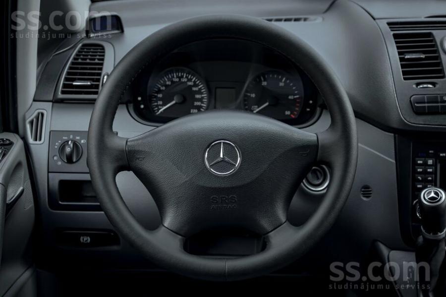 Zils Mercedes-Benz Viano 2007 Rīga, ar dzinēja tilpumu 2.10 L un nobraukumu 330 tūkst. km par 5500 €, foto 21 vietnē AUTOMOTO.COM.LV