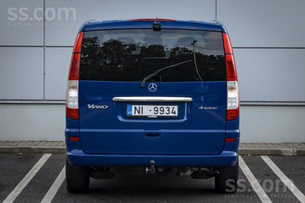 Zils Mercedes-Benz Viano 2007 Rīga, ar dzinēja tilpumu 2.10 L un nobraukumu 330 tūkst. km par 5500 €, foto 6 vietnē AUTOMOTO.COM.LV
