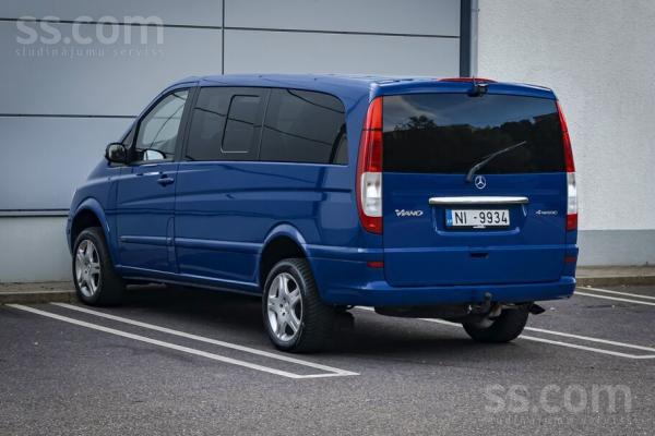 Zils Mercedes-Benz Viano 2007 Rīga, ar dzinēja tilpumu 2.10 L un nobraukumu 330 tūkst. km par 5500 €, foto 7 vietnē AUTOMOTO.COM.LV
