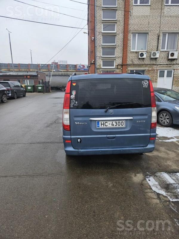 Zils Mercedes-Benz Viano 2009 Rīga, ar dzinēja tilpumu 2.20 L un nobraukumu 230 tūkst. km par 9800 €, foto 4 vietnē AUTOMOTO.COM.LV
