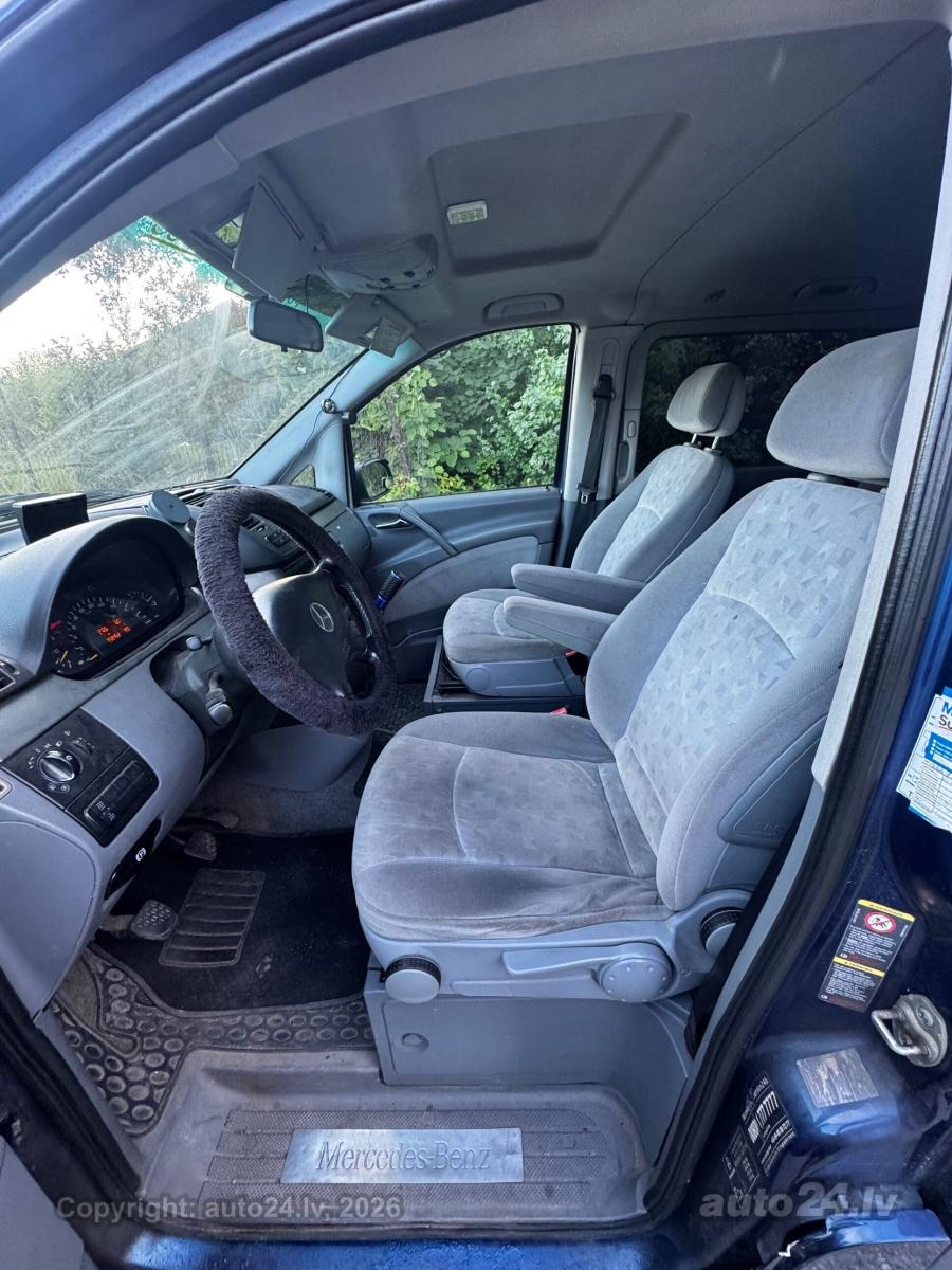 Blue Mercedes-Benz Viano 2004 in Viljandi, with an engine capacity of 2.10 L and mileage of 359 thousand km for 1499 €, photo 8 on AUTOMOTO.COM.LV