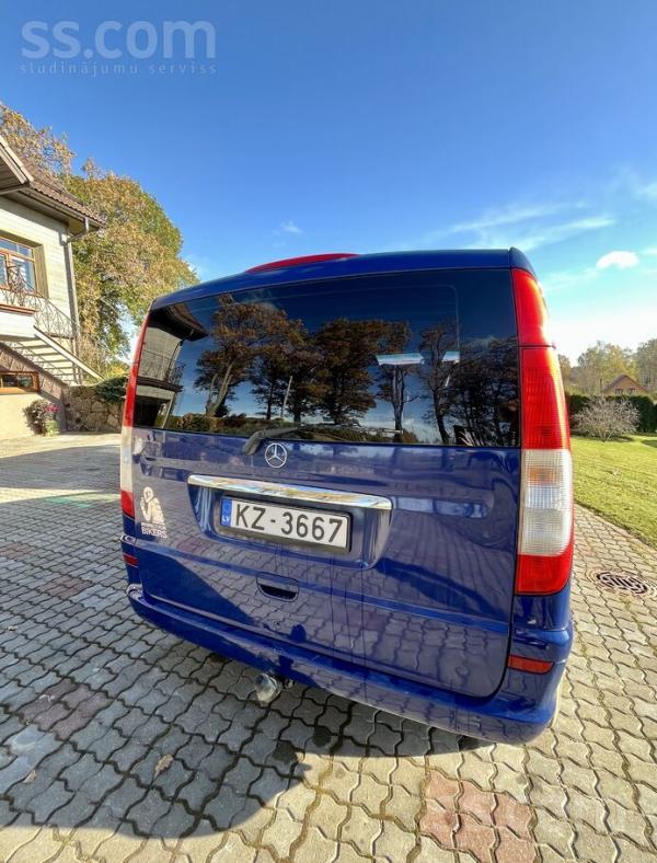 Zils Mercedes-Benz Viano 2007 Cēsis, ar dzinēja tilpumu 2.20 L un nobraukumu 442 tūkst. km par 4300 €, foto 4 vietnē AUTOMOTO.COM.LV