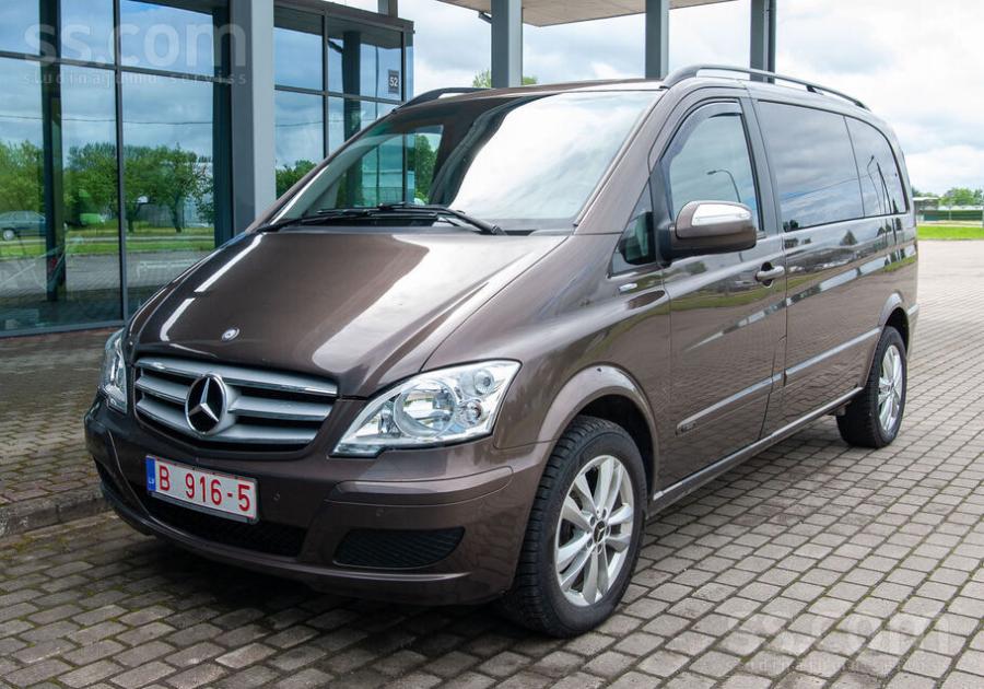 Brown Mercedes-Benz Viano 2011 in Cesis, with an engine capacity of 2.20 L and mileage of 311 thousand km for 8900 €, photo 3 on AUTOMOTO.COM.LV