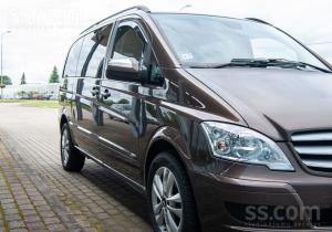 Brown Mercedes-Benz Viano 2011 in Cesis, with an engine capacity of 2.20 L and mileage of 311 thousand km for 8900 €, photo 9 on AUTOMOTO.COM.LV