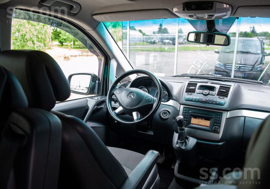 Brown Mercedes-Benz Viano 2011 in Cesis, with an engine capacity of 2.20 L and mileage of 311 thousand km for 8900 €, photo 28 on AUTOMOTO.COM.LV