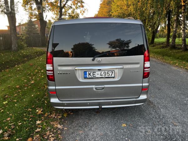 Brūns Mercedes-Benz Viano 2011 Jelgava, ar dzinēja tilpumu 3.00 L un nobraukumu 257 tūkst. km par 10800 €, foto 6 vietnē AUTOMOTO.COM.LV