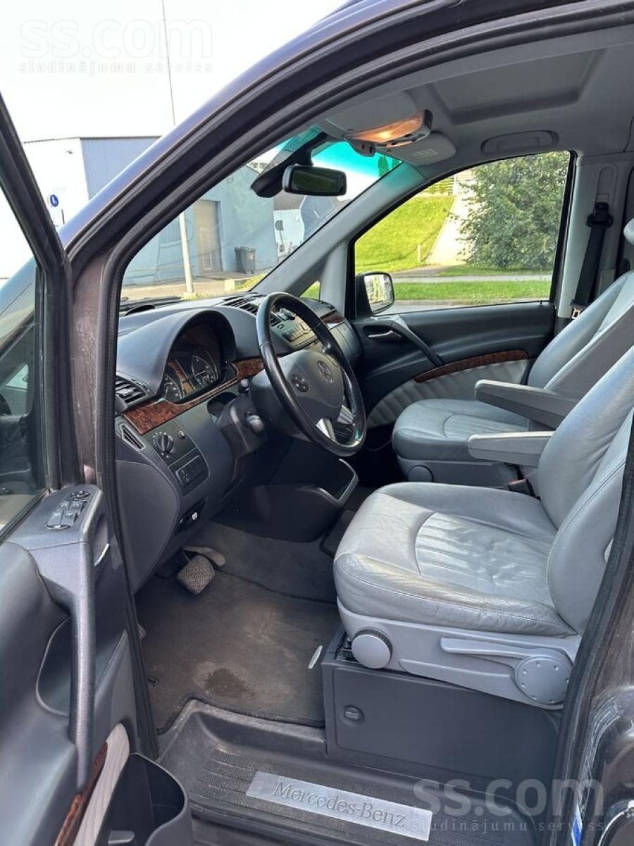 Brown Mercedes-Benz Viano 2012 in Tallinn, with an engine capacity of 3.00 L and mileage of 350 thousand km for 8500 €, photo 8 on AUTOMOTO.COM.LV