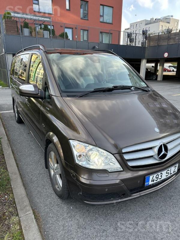 Brown Mercedes-Benz Viano 2012 in Tallinn, with an engine capacity of 3.00 L and mileage of 350 thousand km for 8500 €, photo 4 on AUTOMOTO.COM.LV