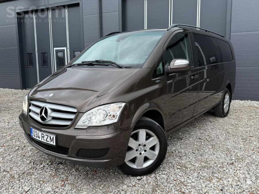 Brown Mercedes-Benz Viano 2013 in Valka, with an engine capacity of 2.20 L and mileage of 333 thousand km for 13500 €, photo 4 on AUTOMOTO.COM.LV