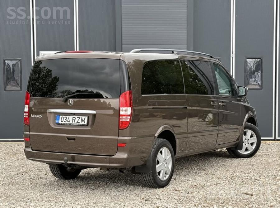 Brown Mercedes-Benz Viano 2013 in Valka, with an engine capacity of 2.20 L and mileage of 333 thousand km for 13500 €, photo 5 on AUTOMOTO.COM.LV