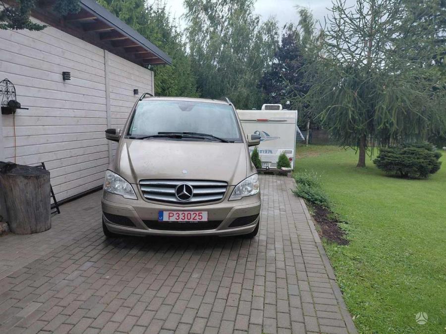 Brown Mercedes-Benz Viano 2011 in Kaunas, with an engine capacity of 2.20 L and mileage of 260 thousand km for 12000 €, photo 4 on AUTOMOTO.COM.LV
