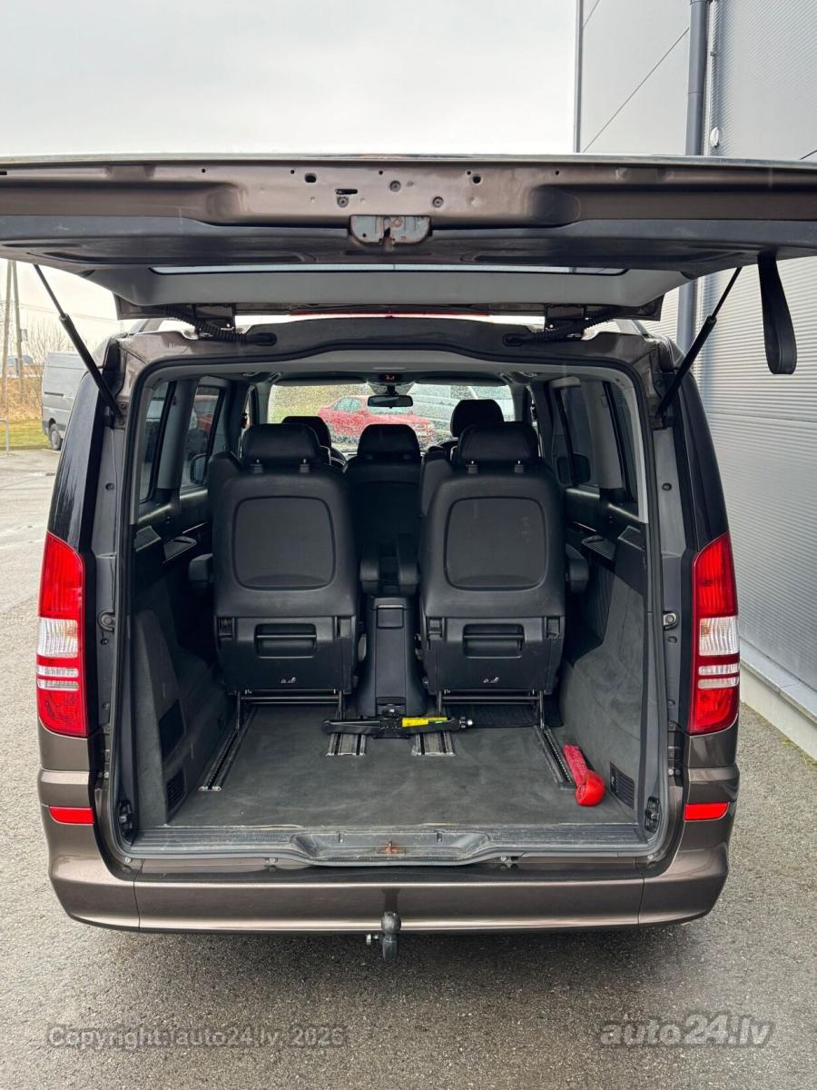Brūns Mercedes-Benz Viano 2013 Tartu, ar dzinēja tilpumu 2.99 L un nobraukumu 241 tūkst. km par 17490 €, foto 7 vietnē AUTOMOTO.COM.LV