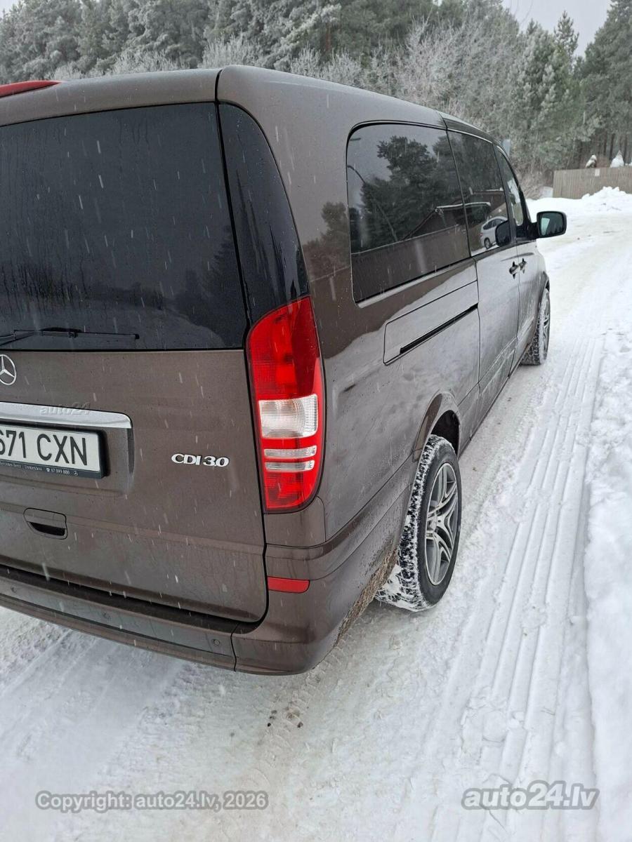 Brūns Mercedes-Benz Viano 2014 Tallina, ar dzinēja tilpumu 3.00 L un nobraukumu 128 tūkst. km par 22800 €, foto 5 vietnē AUTOMOTO.COM.LV
